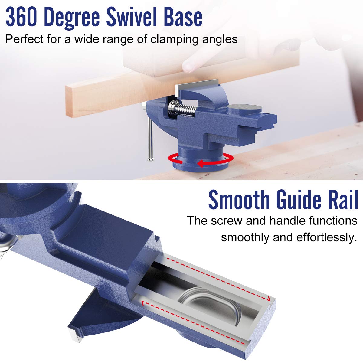 Universal Ball Joint Swivel Vise With Vacubase VVW&LIU Ball Joint
