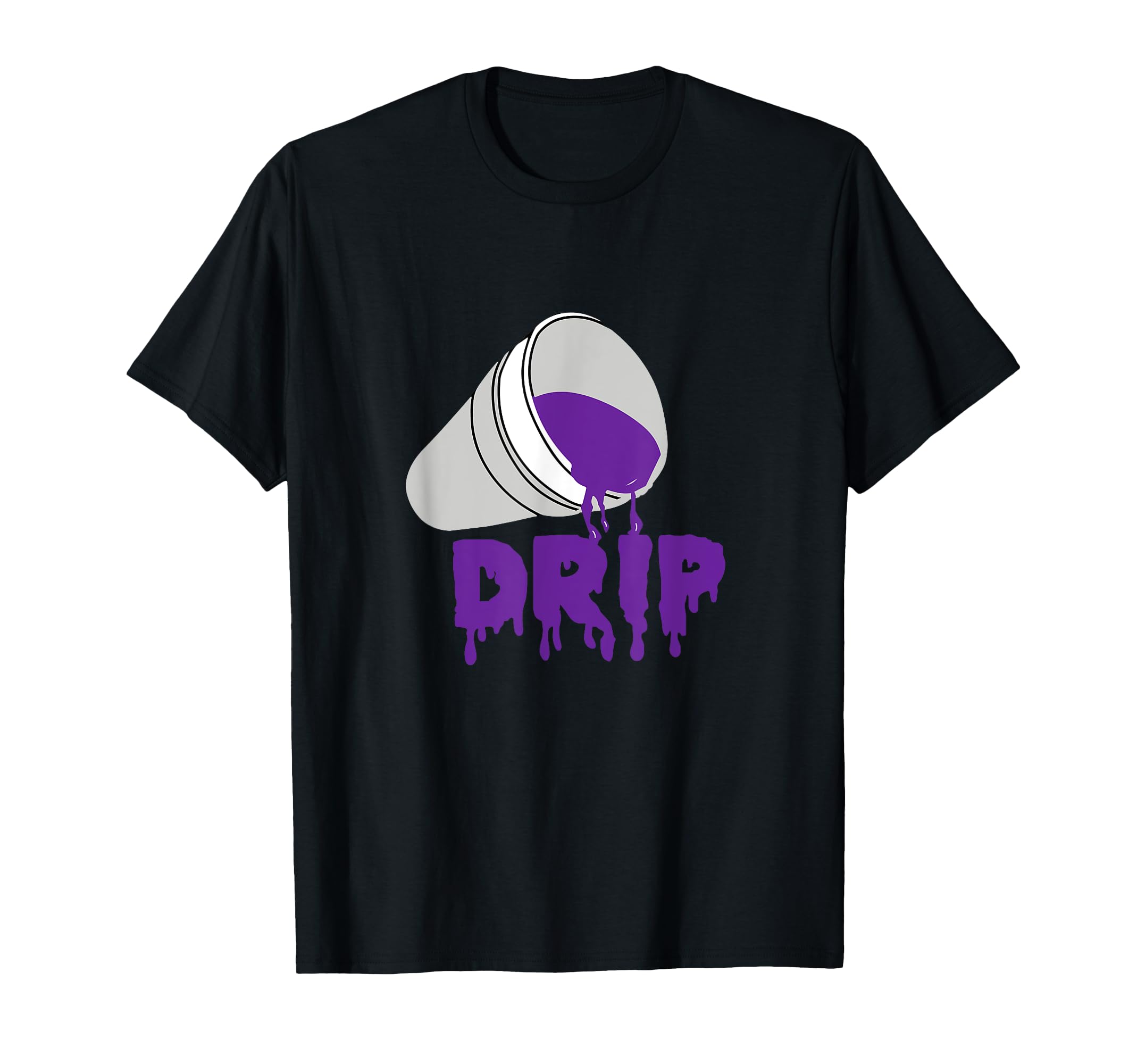 Amazon.com: Codeine Dream Drip Purple Hip Hop Rap Social Media T-Shirt ...