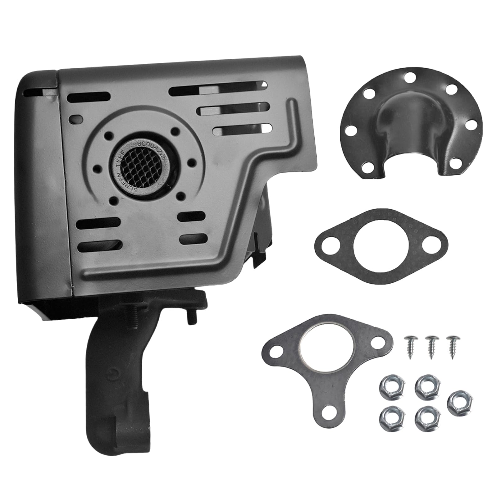 Amazon.com: Exhaust Muffler Pipe w/Deflector fit for Predator 420cc ...