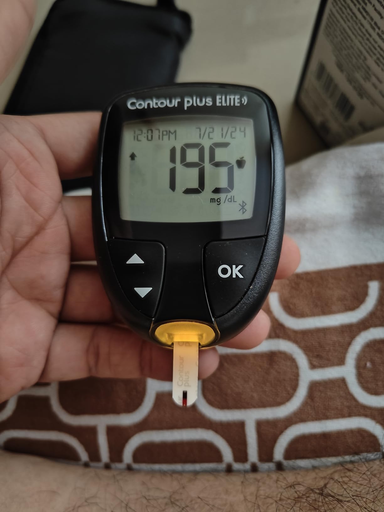 Contour Plus Elite Blood Glucose Monitoring System (with Bluetooth ...