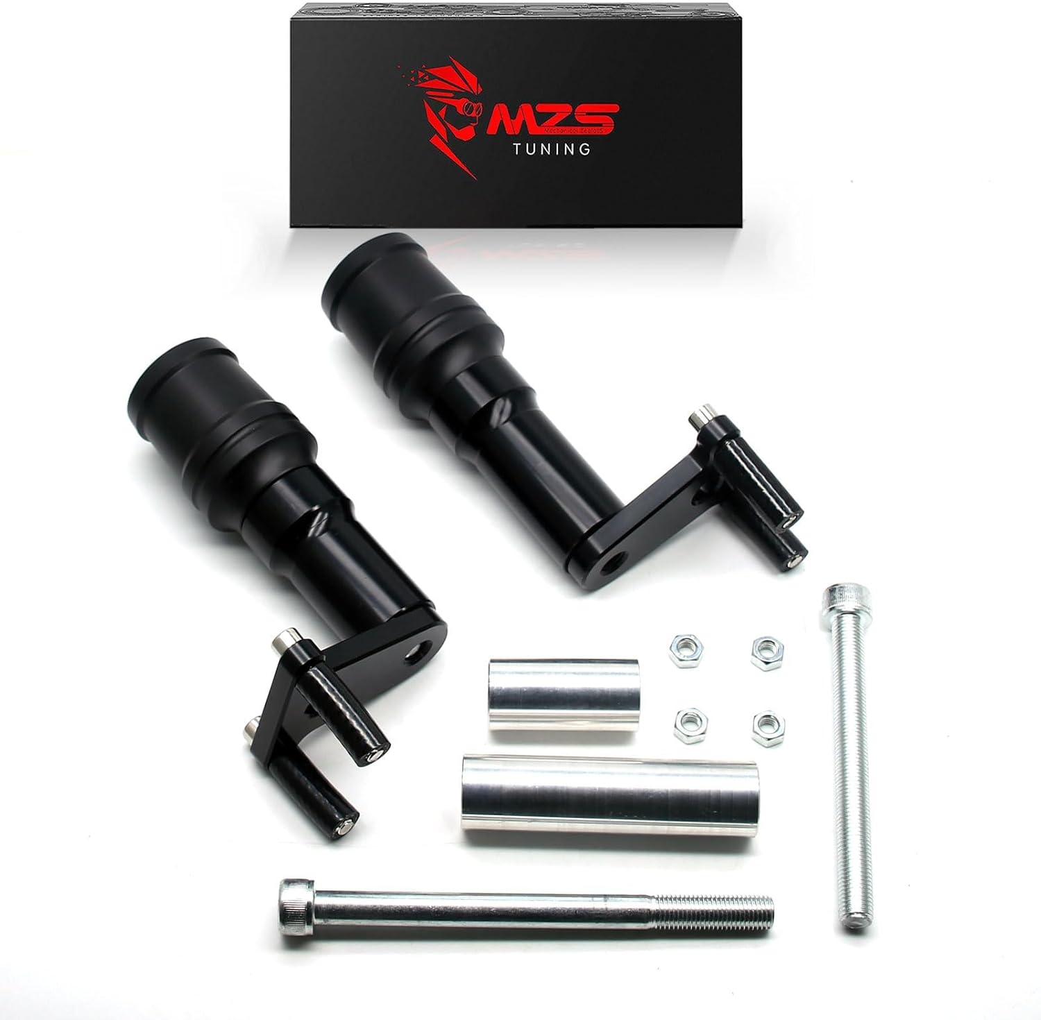 Amazon.com: MZS Motorcycle Frame Sliders Falling Crash Protector Guards ...