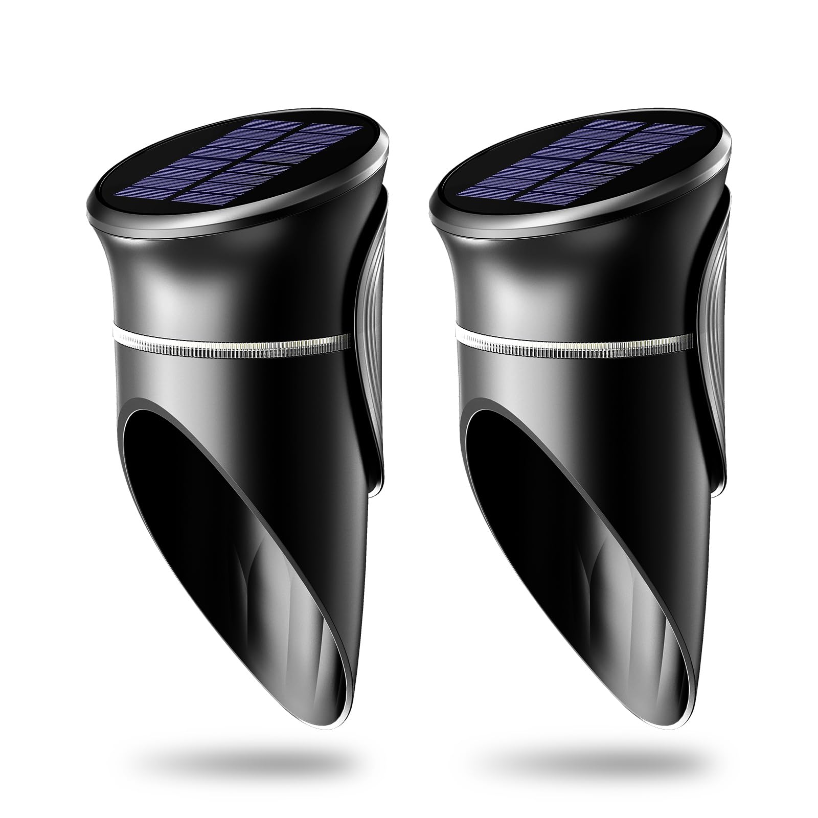 NEONLG Radar Solar Wall Sconce, 3 Colors Motion Sensor Wall Lights ...