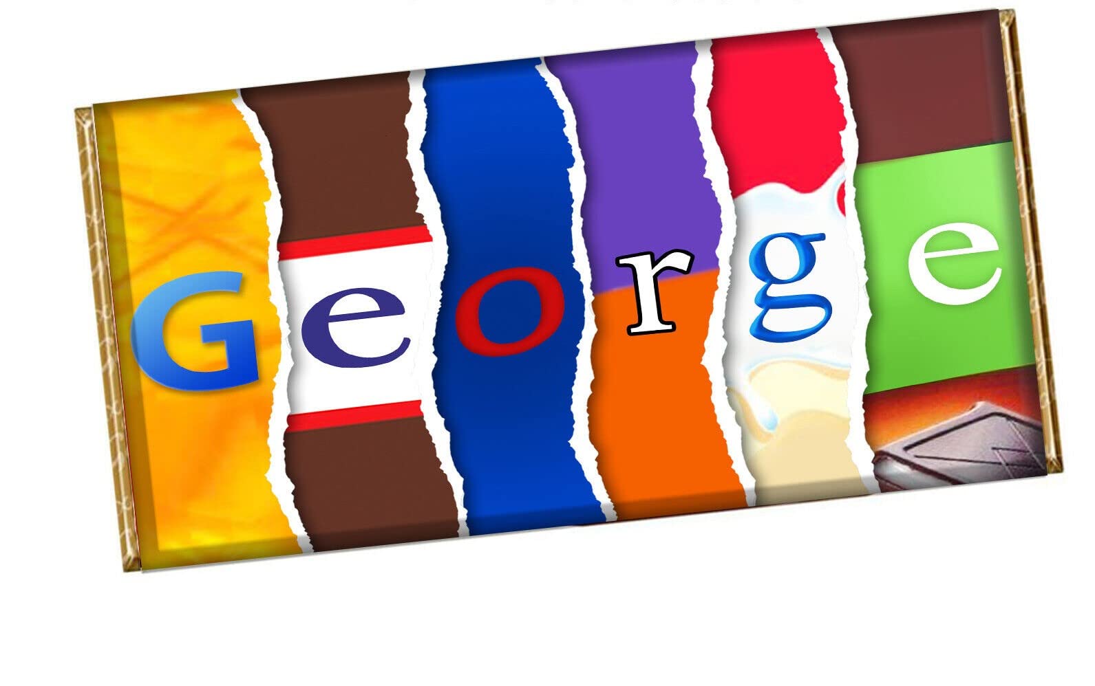 Personalised Customised Any Name Chocolate Bar Wrapper Novelty Label ...