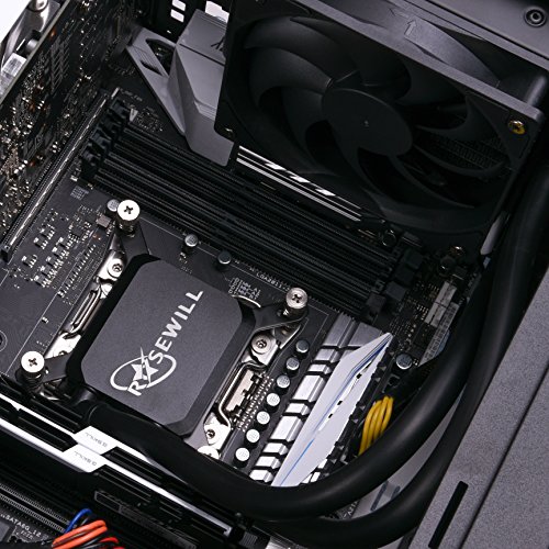 Rosewill CPU Liquid Cooler, Closed Loop PC Water Cooling, Quiet 120mm ...