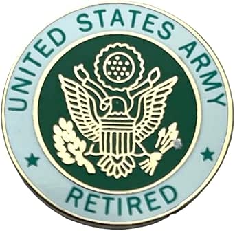 Amazon.com: USA Army Retired 7/8" Hat or Lapel Pin HMC15037 F1D27A ...