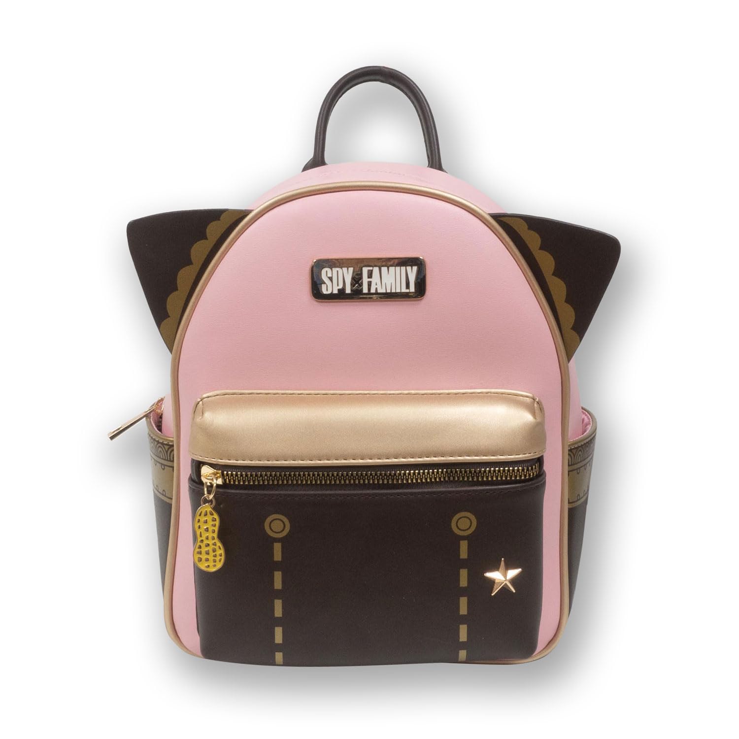 Spy x Family Anime Anya Pink PU Mini Backpack with Horns : Amazon.co.uk ...