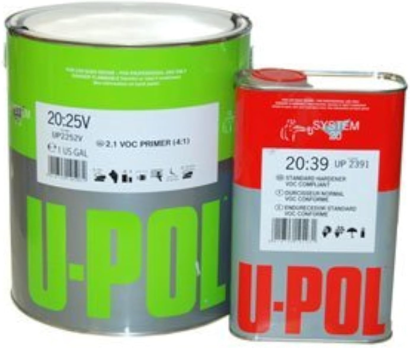 Amazon.com: U-POL 2.1 Urethane High Build DTM Primer-Auto-Car Paint ...