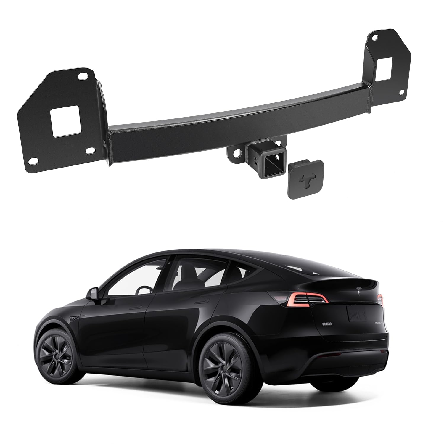 Amazon.com: ThinSGO for Tesla Model Y Tow Hitch Tow Hook Adapter Tow ...