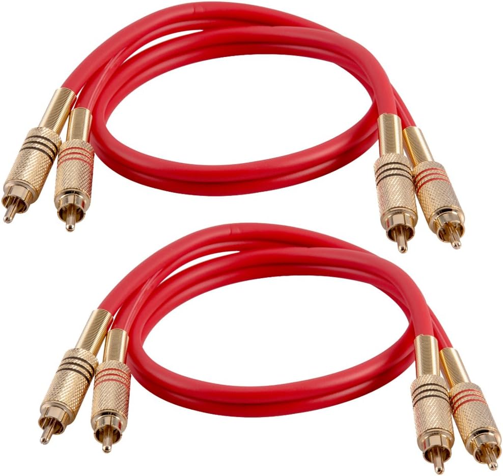 Amazon.com: Monoprice - 138076 Male RCA Two Channel Stereo Audio Cable ...