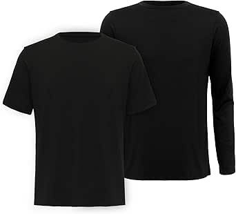 Amazon.com: insider - Long Sleeve Tech T-Shirt + Short Sleeve Tech T ...