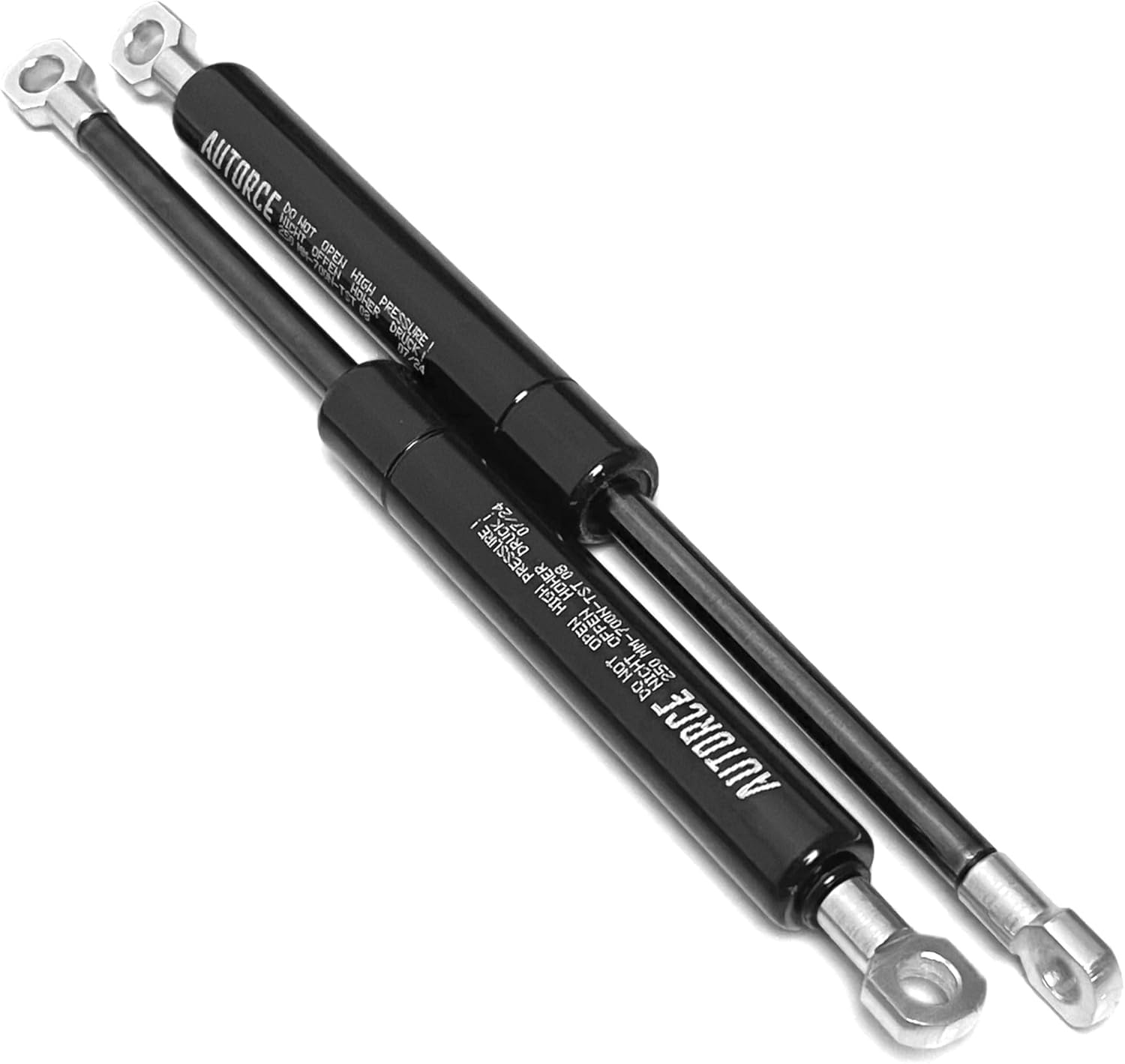 100N Universal Gas Struts, Set of 2 Pieces, Eyelet Heads, Open Length ...