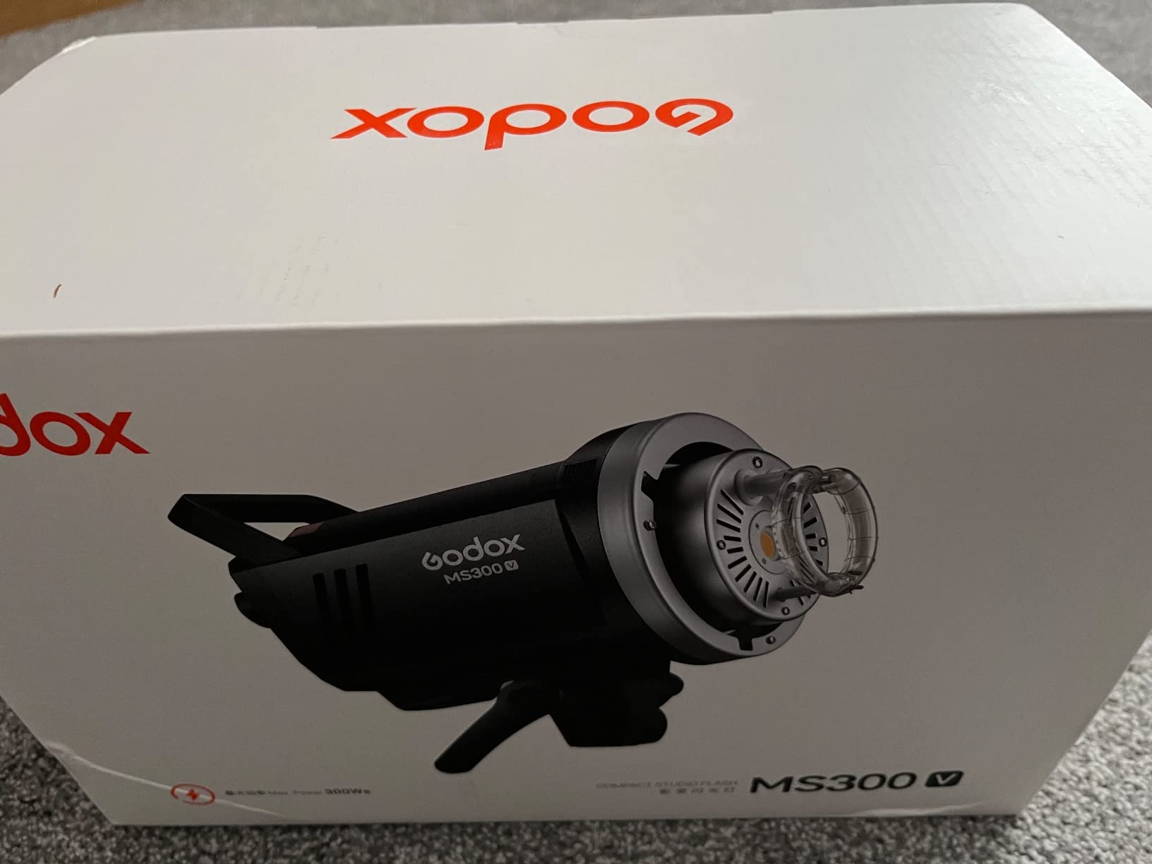 Godox MS300-V Compact 300W Studio Flash, Upgraded Modeling Lamp, 2.4G ...