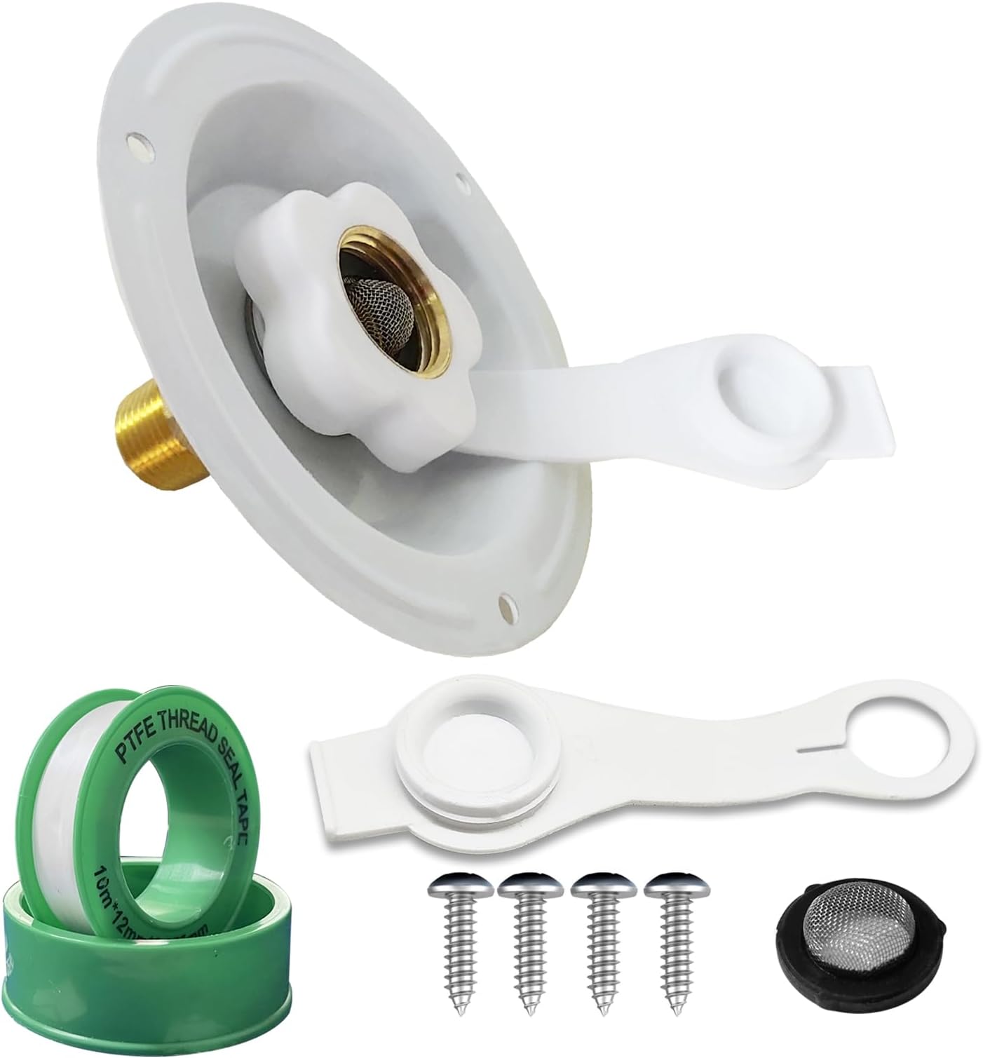 Amazon.com: YTFSA RV City Water Inlet with Check Valve, RV Water Inlet ...