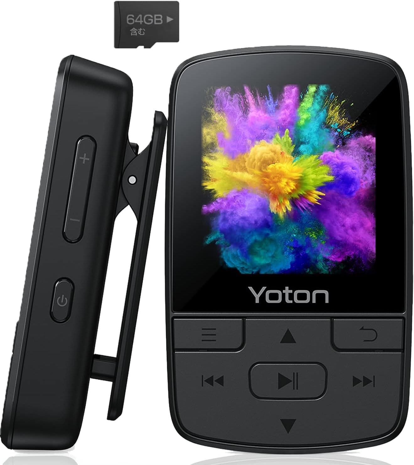 Amazon.co.jp: Vbestlife Mp3 プレーヤー Bluetooth 1.8in ミニ Mp3 プレーヤー 学生 ランニング ...