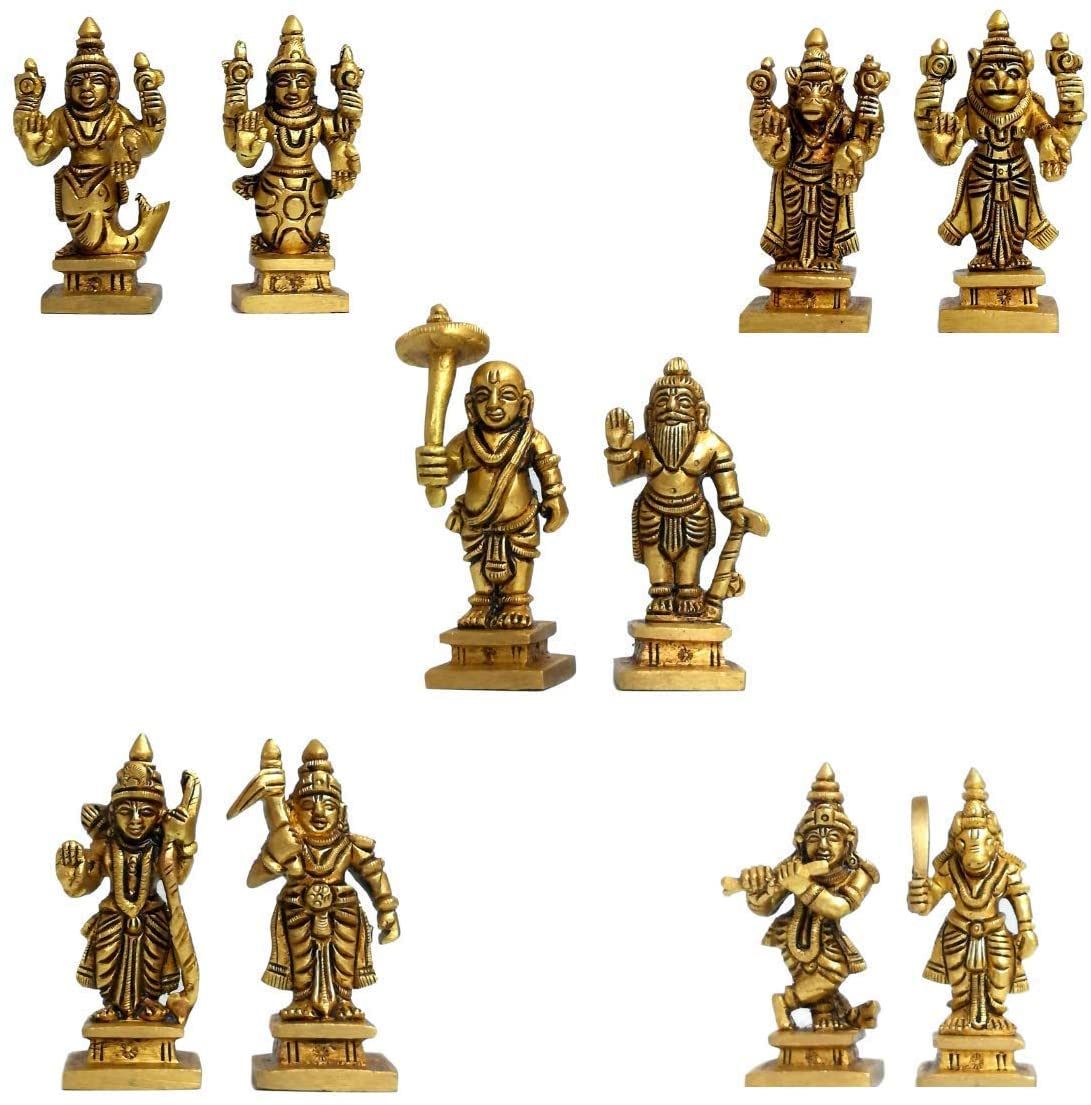 Buy Dashavataram -Ten Incarnations Avatars of Lord Vishnu ~ All Avtar ...