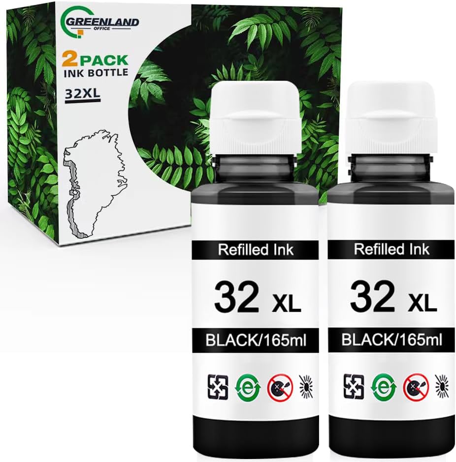 Amazon.com: UCTHAT 31 32 Ink Bottles Kit, Compatibel for HP 31 32 Ink ...