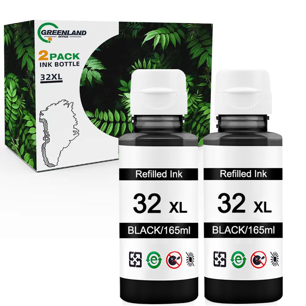 Amazon.com: Greenland Office Compatible Ink Bottle Replacement for HP ...