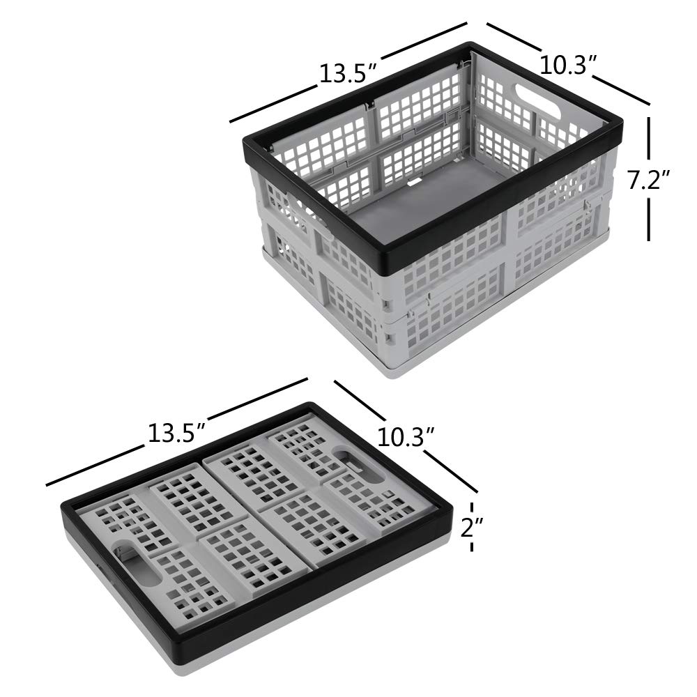 Snapklik.com : Jekiyo 16-Liter Folding Crates Storage