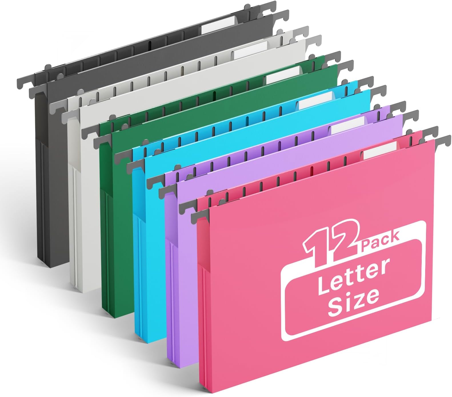 Amazon.com : Staples Poly Expanding Hanging File Pockets, Letter ...