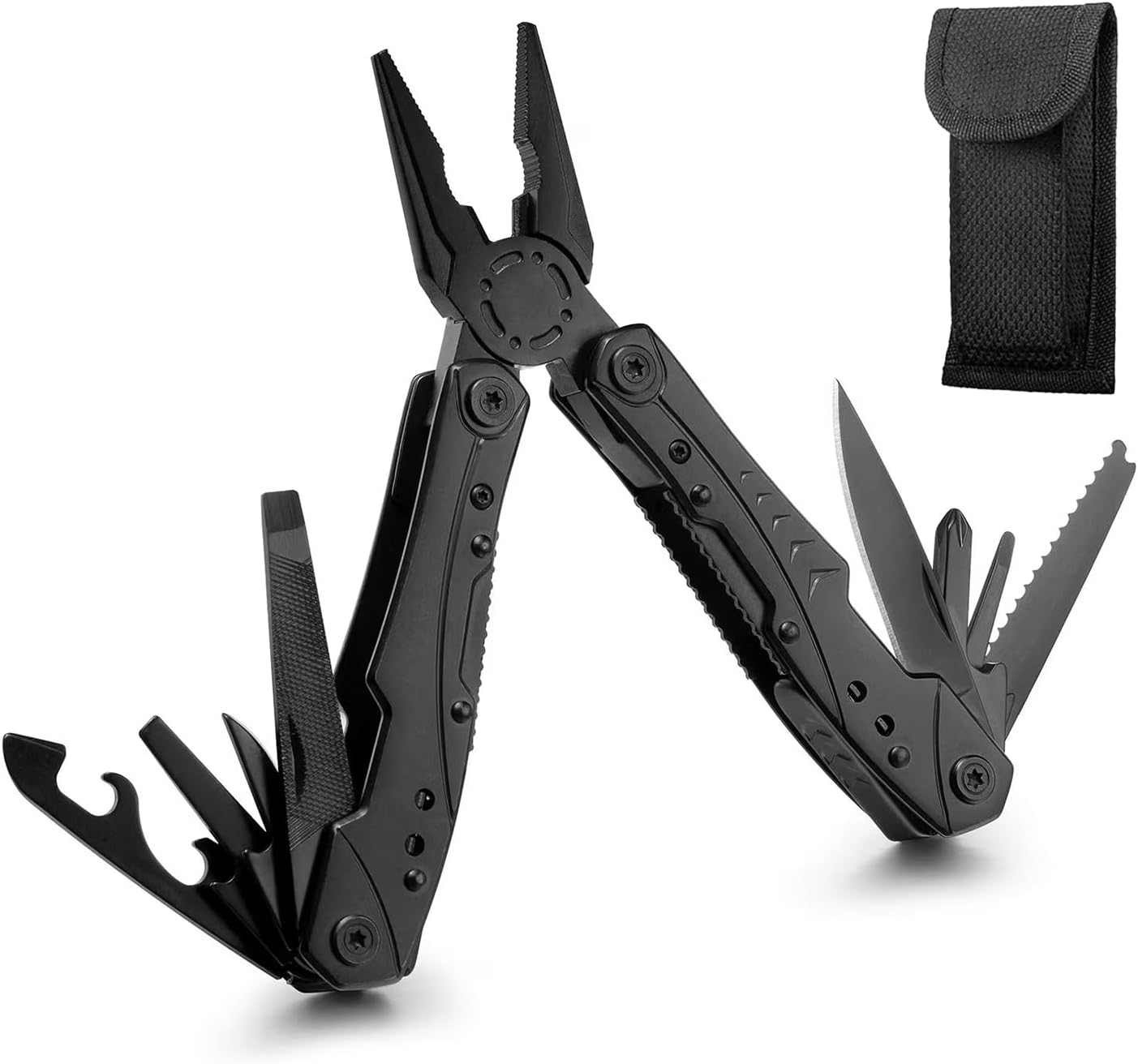 Multitool Pliers Newild 15-in-1 Multi Purpose Pocket Tool Set Knife ...