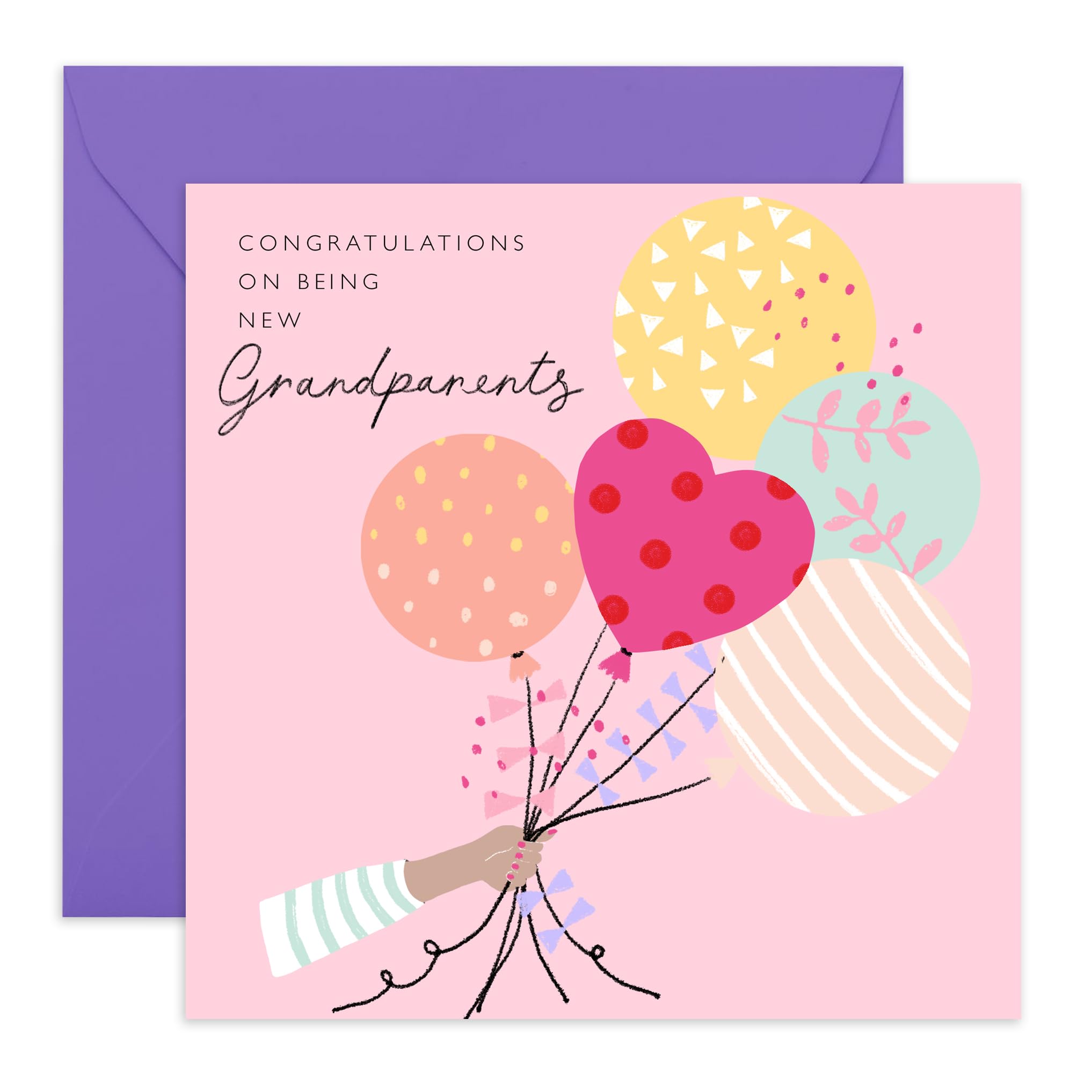 Amazon.com : CENTRAL 23 New Grandparents Card - Sweet Congratulations ...