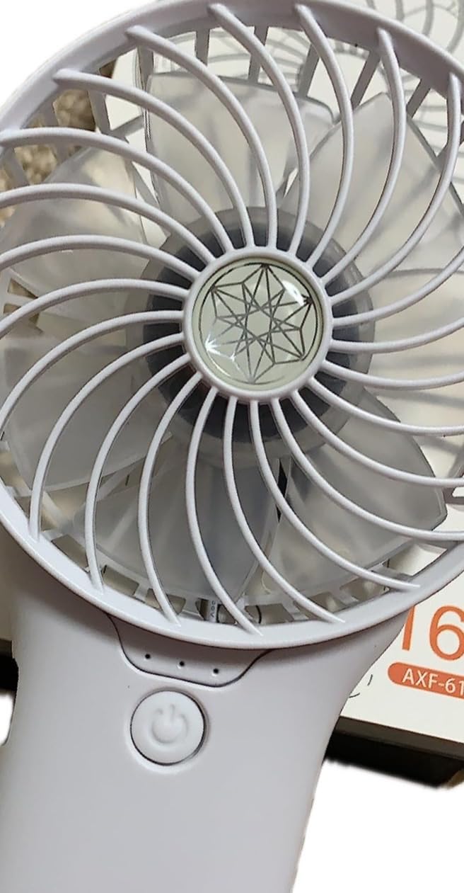 Amazon | 携帯扇風機 AXFIVE 2023年最新型 ハンディファン 180°折り畳み式 USB 充電式 手持ち扇風機 [わずか108gです・20dB静音・4段風量調節・16時間動作 ...