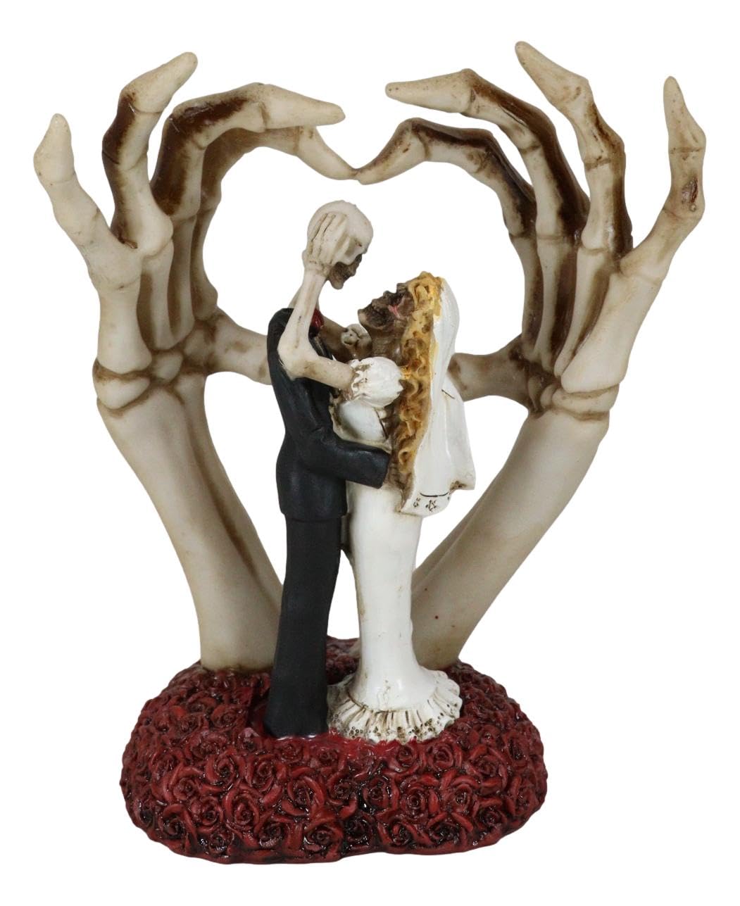 Amazon.com: Ebros Gift Day of The Dead Eternal Wedding Skeleton Bride ...