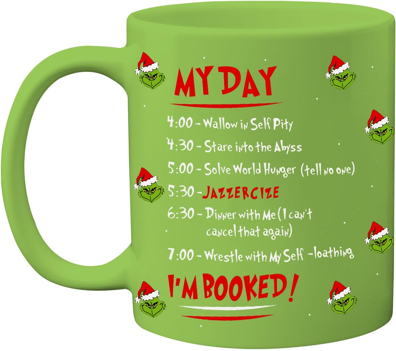 The Grinch 3D Face Mug Dr Seuss Tea Coffee Novelty Cup Gift Gift Set ...