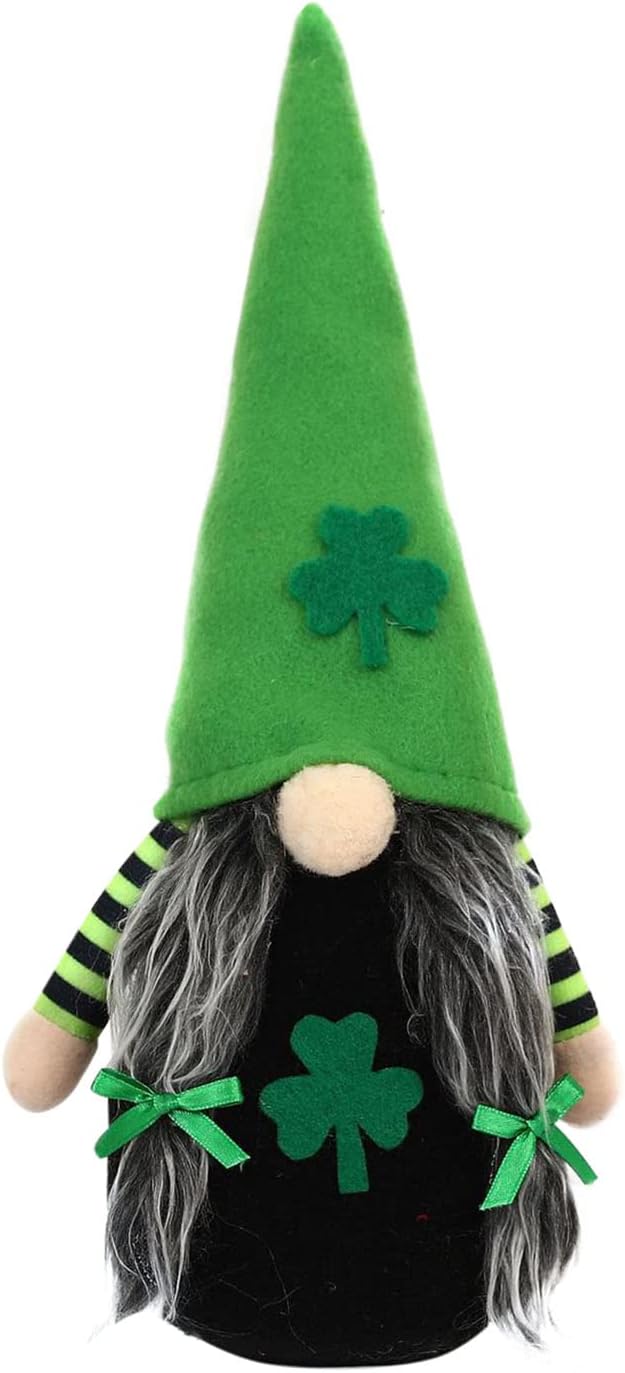 Amazon.com: St Patricks Day Gnomes Decorations 1 Pack Gnomes Plush ...