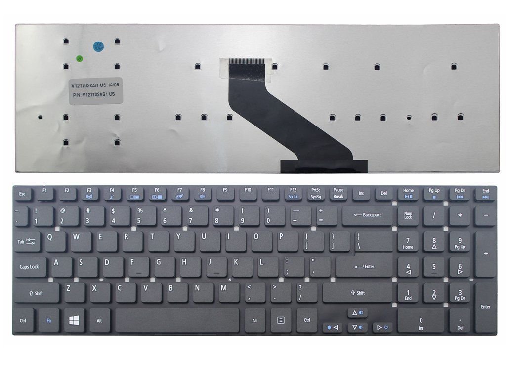 New Laptop Keyboard (Without Frame) Replacement for Acer Aspire ES1-512 ...