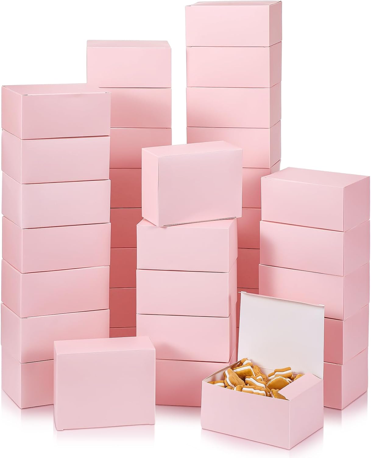Amazon.com: FillTouch 36 Pcs Small Biscuit Boxes Bakery Boxes Cardboard ...