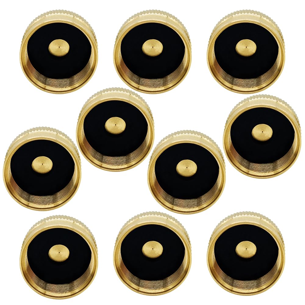 Snapklik.com : Propane Bottle Cap Solid Brass Refill Universal For 1 LB ...
