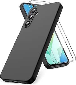 Amazon.com: Vansdon for Samsung Galaxy A16 4G/5G Case, 2 Pack Tempered Glass Screen Protectors ...