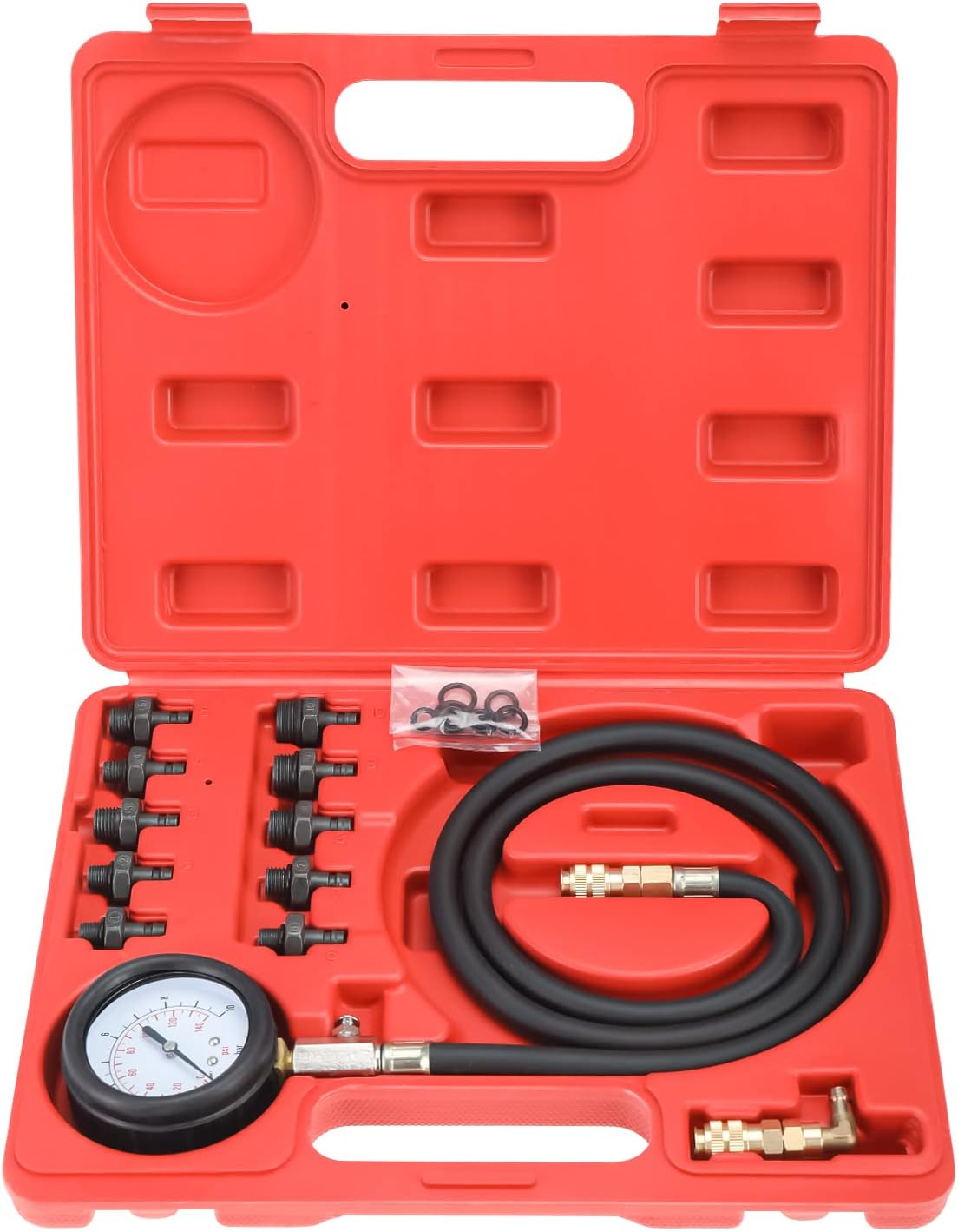 Amazon.com: KUNTEC Oil Pressure Gauge Tester Professional Engine ...