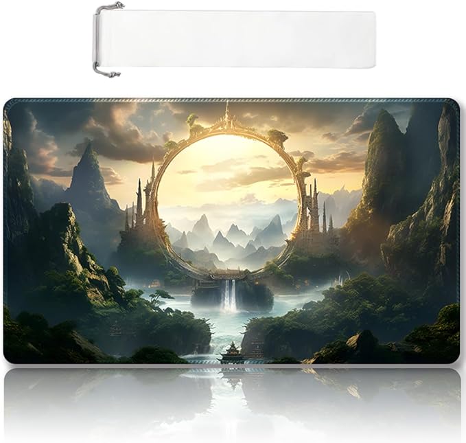 Amazon.com: Premium Stitched MTG Playmat with Zones and Non-Slip Rubber ...