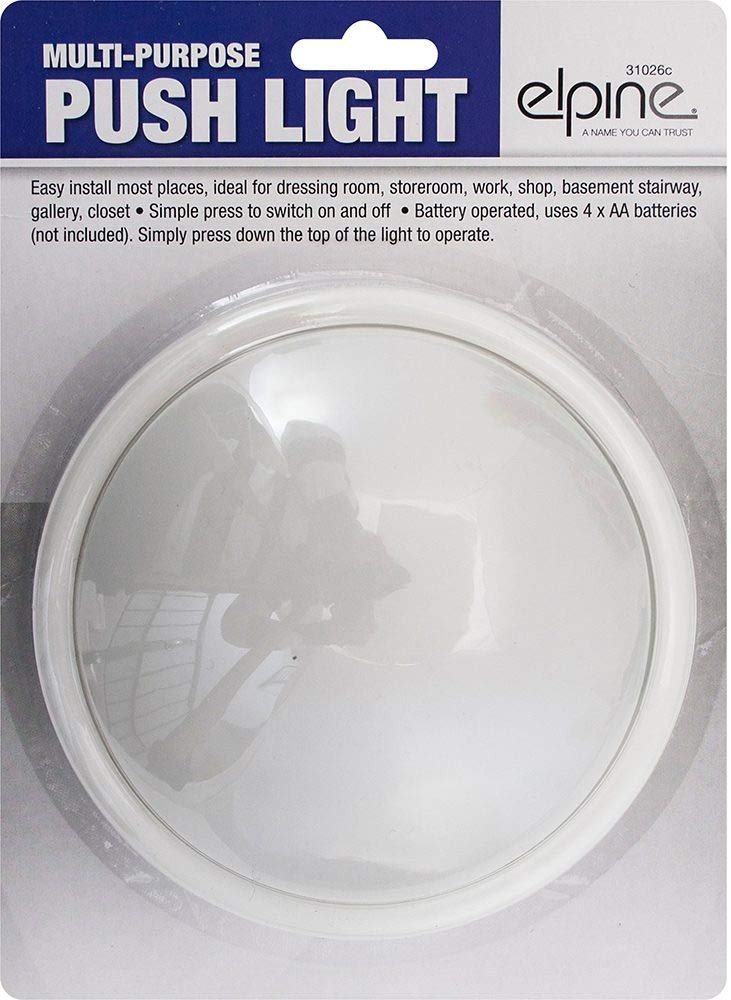 Elpine Multi Purpose Battery Operated Push Light LAMP 14CM : Amazon.co ...