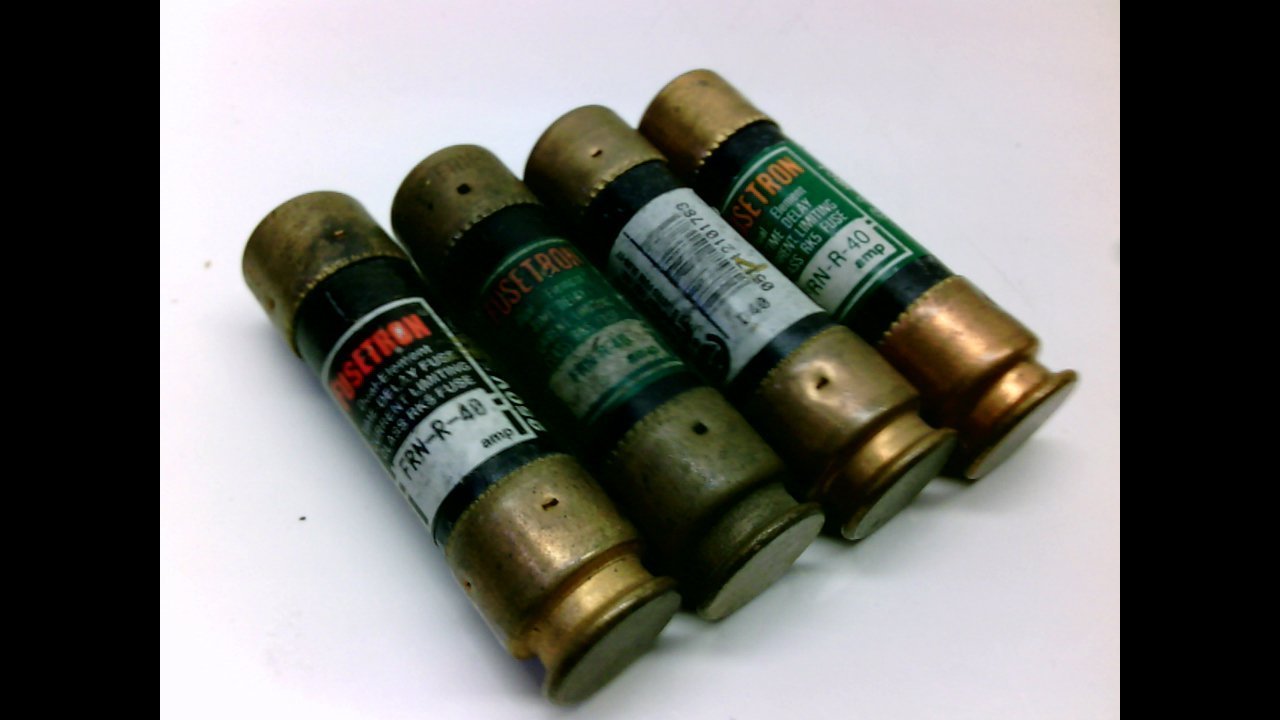 Cooper Bussmann Frn-R-40 - Pack Of 4 - Dual Element 40A Fuse Frn-R-40 ...