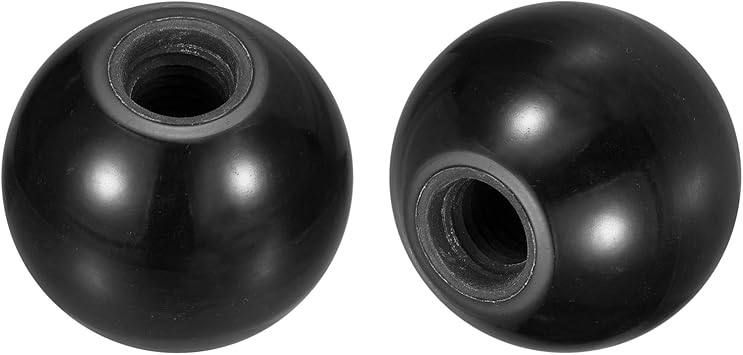 Amazon.com: uxcell 2Pcs Threaded Ball Knobs, M16 Female Thread Phenolic ...