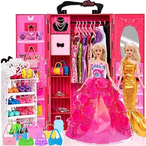 Barbie Ultimate Closet Doll and Accessory,Multicolor : Amazon.in: Toys ...