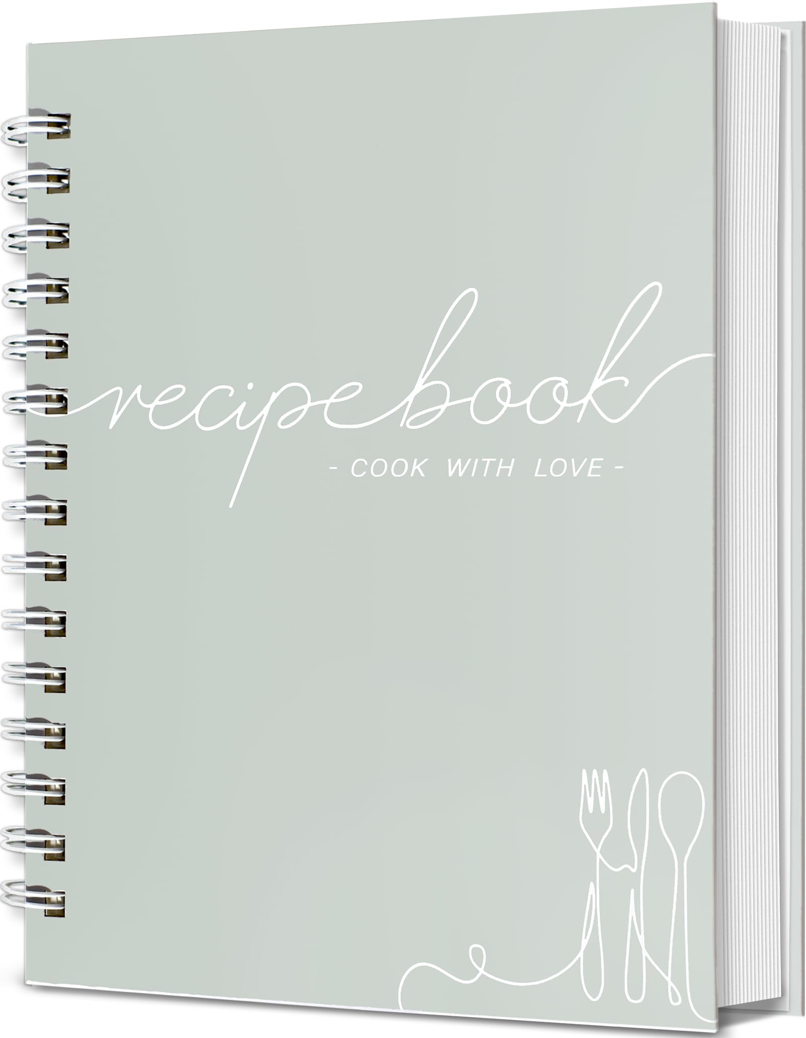 Amazon.com: SDLYLSL Recipe Book to Write in Your Own Recipes - Spiral ...