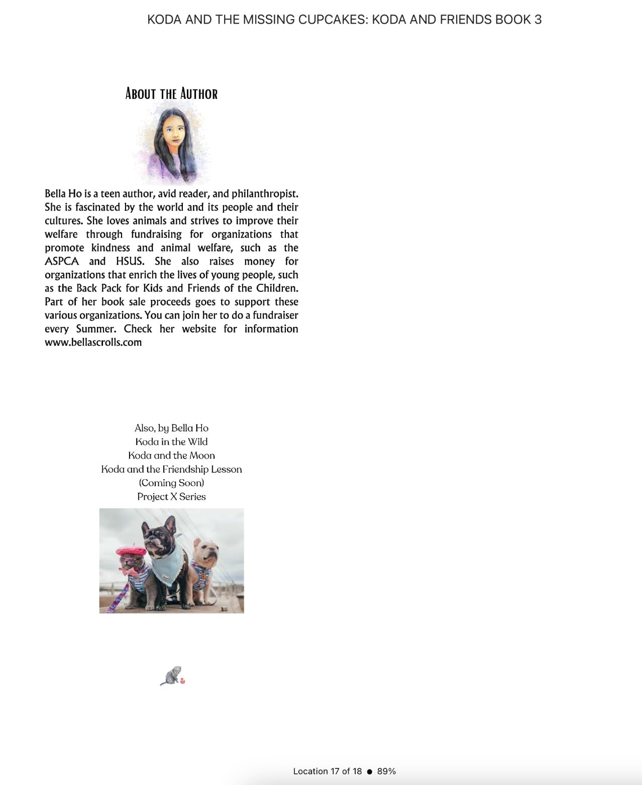 Koda and the Missing Cupcakes: Koda and Friends Book 3 - Kindle edition by Ho, Bella , TB, M, Ho ...