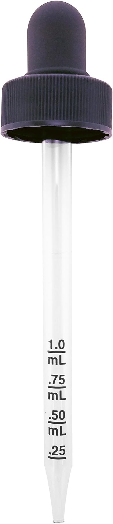 Amazon.com: Calibrated Glass Eye Dropper Caps for 1 oz/ 30 ml Bottle ...