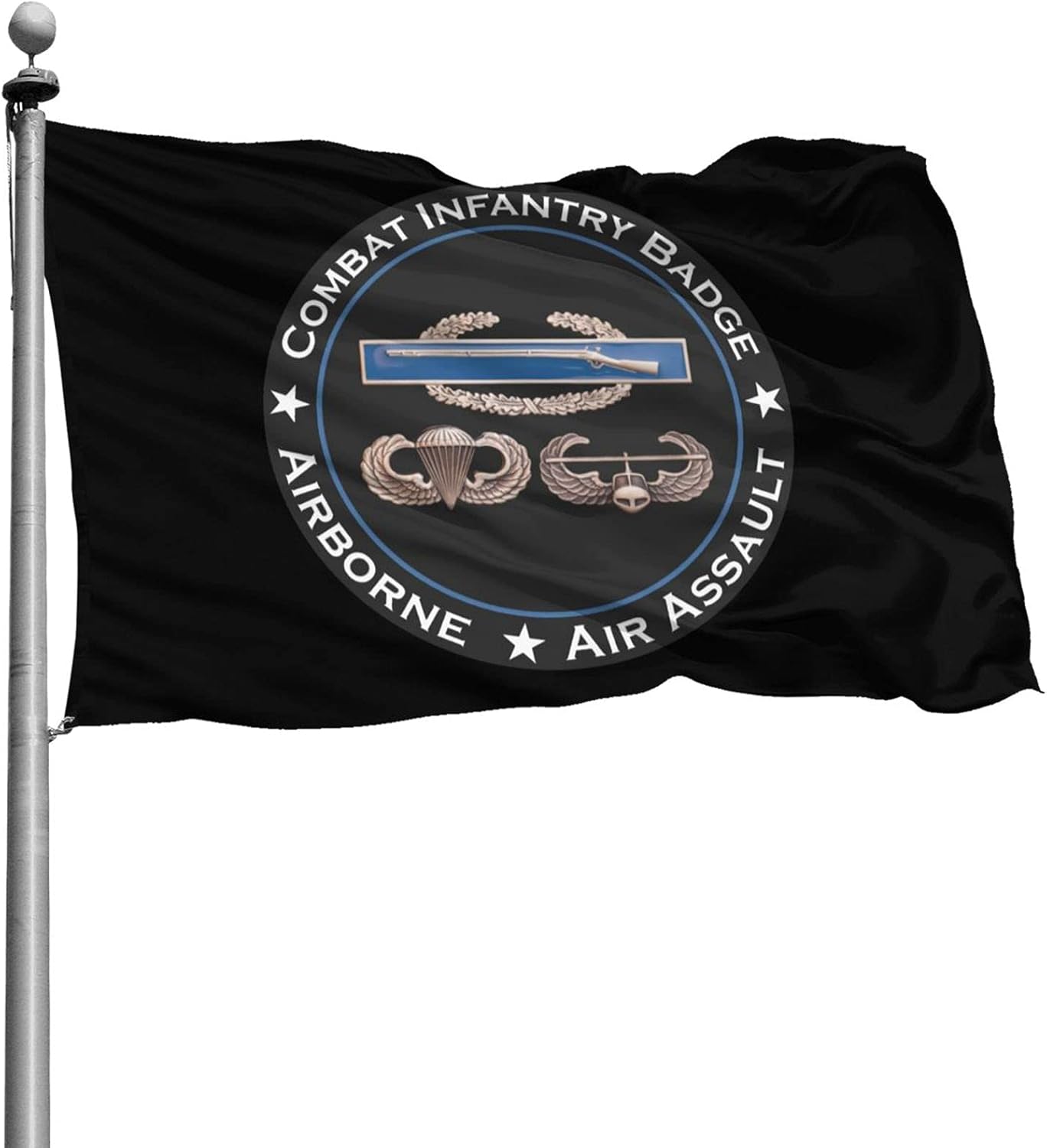 Amazon.com : SaditY Combat Infantry Badge CIB Airborne Air Assault Flag ...