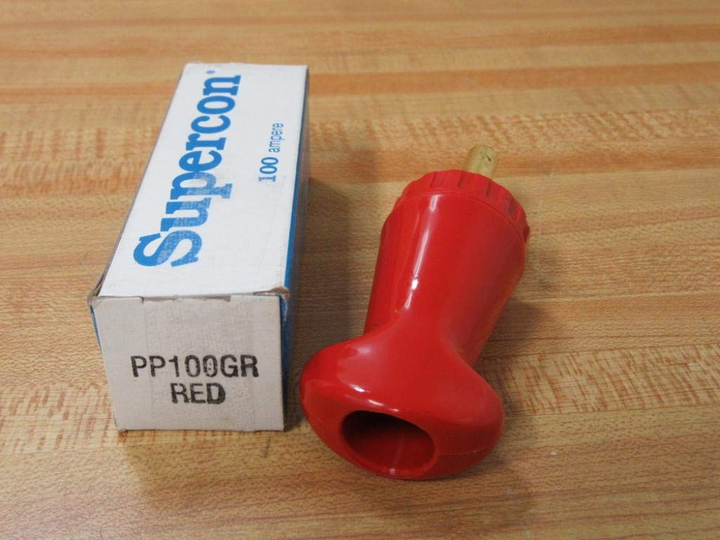 Superior Electric PP100GR ELECTRICAL PIN PLUG, 100A, RED: Electronic ...