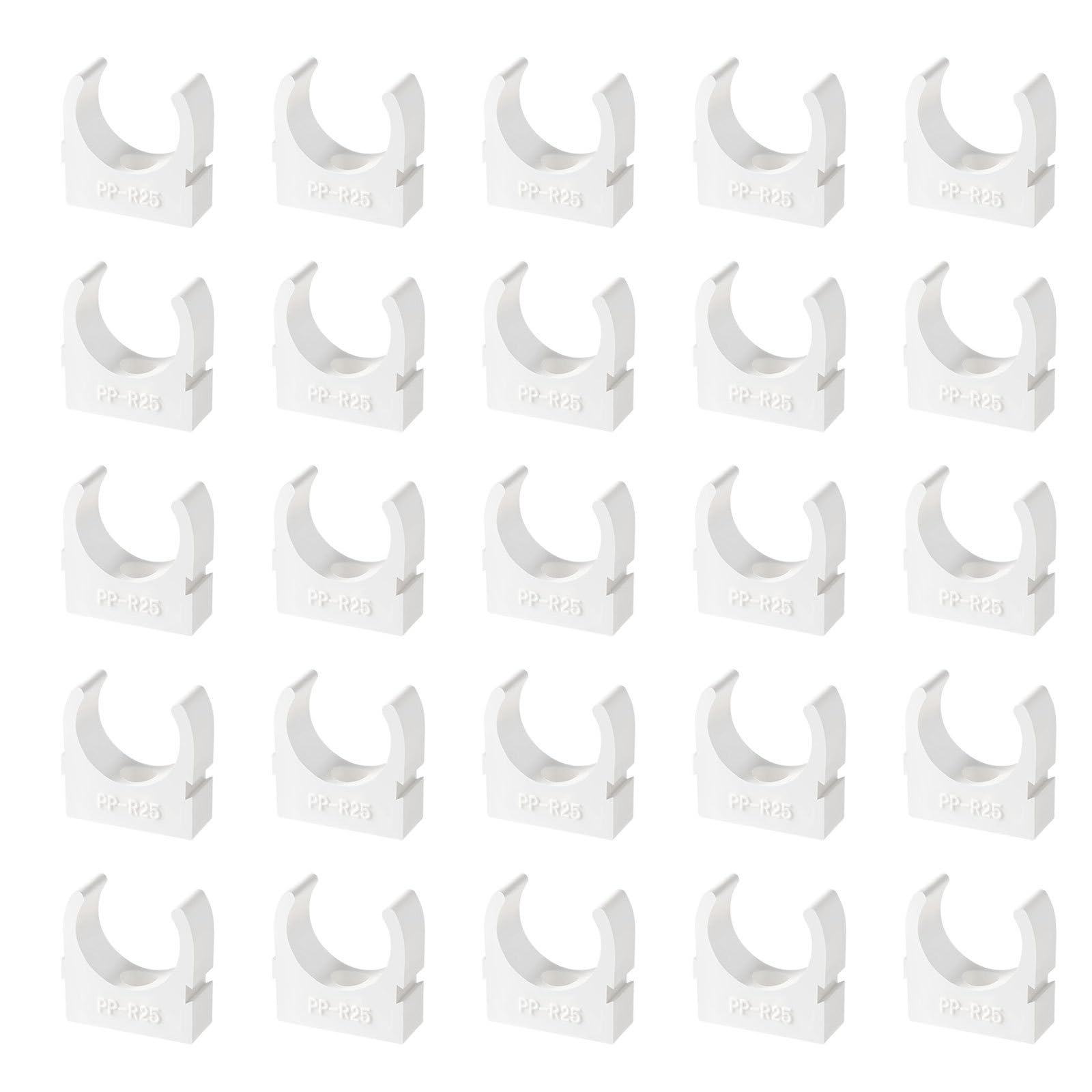 50PCS Pex Support Hangers 1 Inch U-Hook PEX Holder PVC Clamps Clips ...