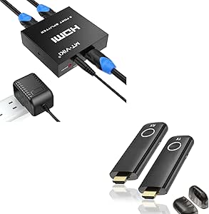 Amazon.com: MT-VIKI HDMI Splitter + Wireless HDMI TX &RX : Electronics