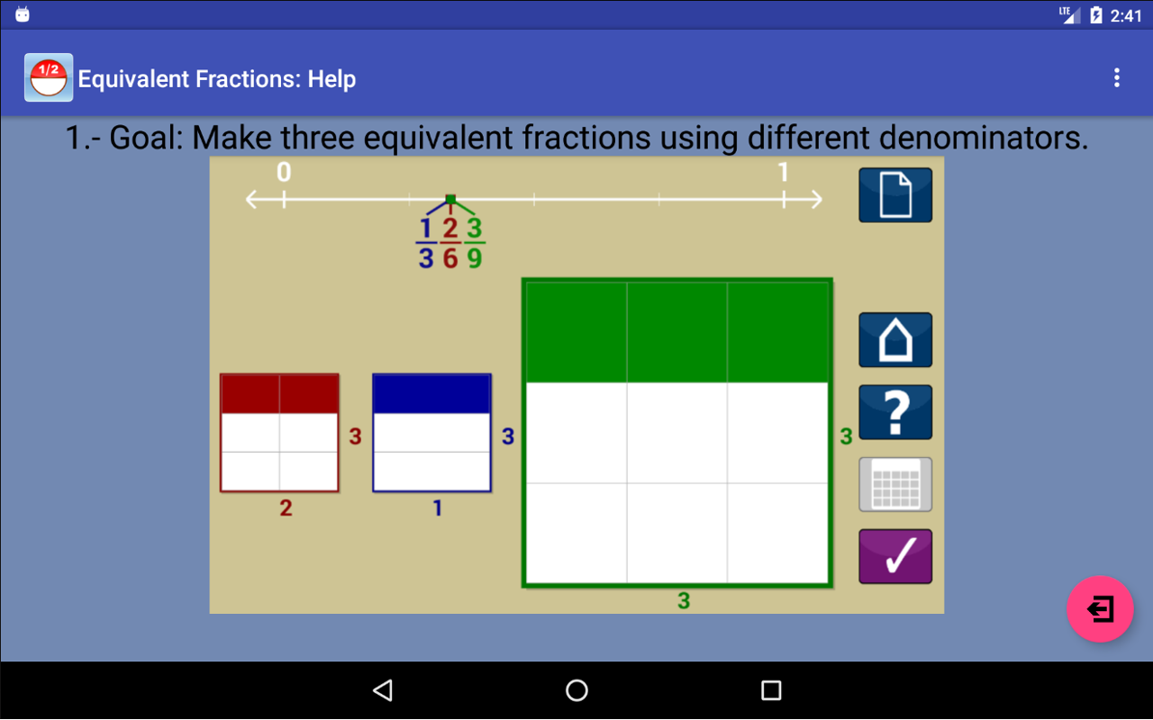 Equivalent Fractions - App on Amazon Appstore