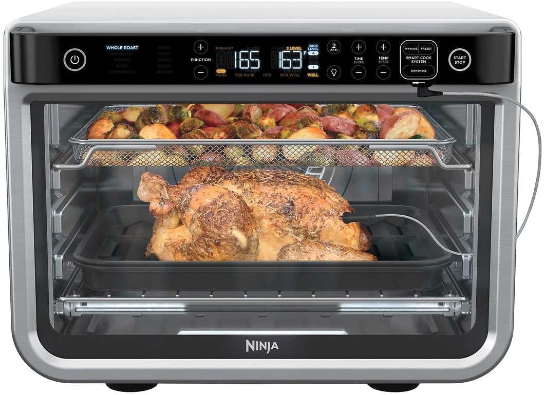 Amazon.com: Ninja DT255CO Foodi 10-in-1 Smart XL Air Fry Oven, Bake ...