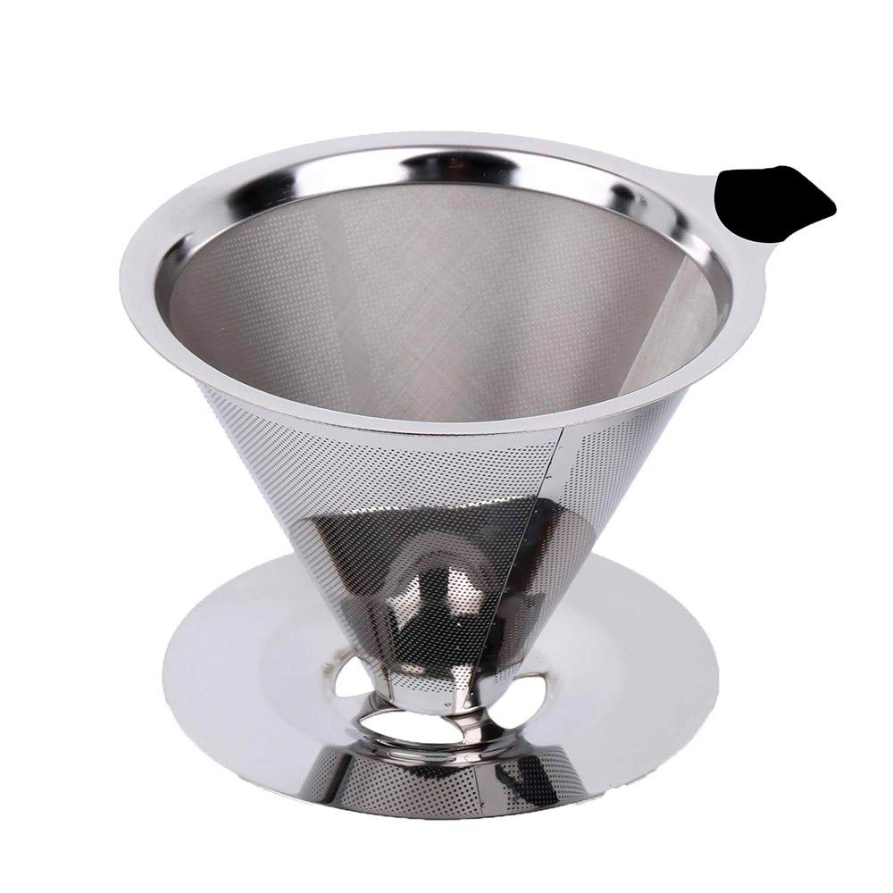 Filtro p/Café Reutilizável Cônico Inox Ultrafino Cafeteira | Amazon.com.br