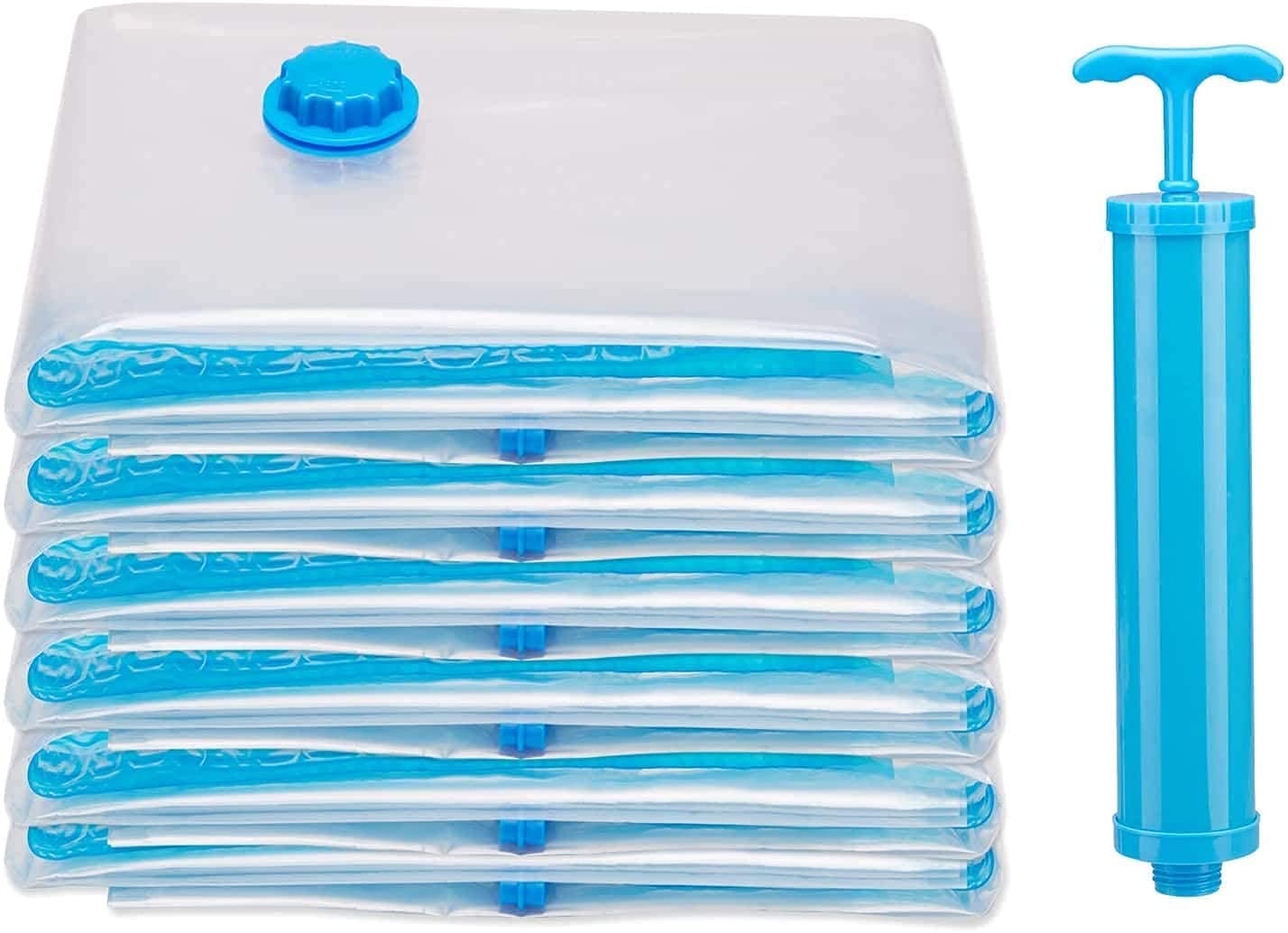 ABJI Square space saver vacuum Ziplock bags with pump for storage ...